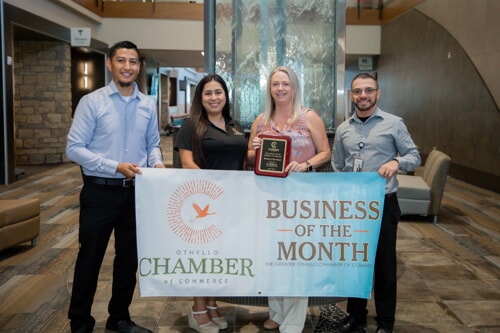 CBHA Celebrated as Othello Chamber of Commerce Business of the Month!